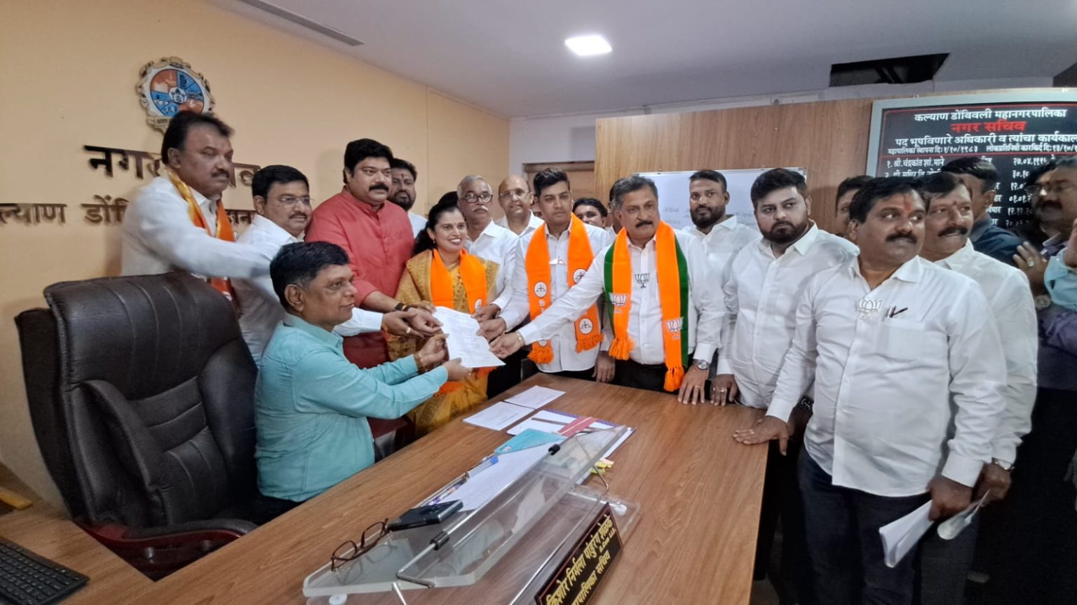 कल्याण डोंबिवलीच्या महापौर–उपमहापौर पदाचे चित्र स्पष्ट ; महापौरसाठी ॲड ...